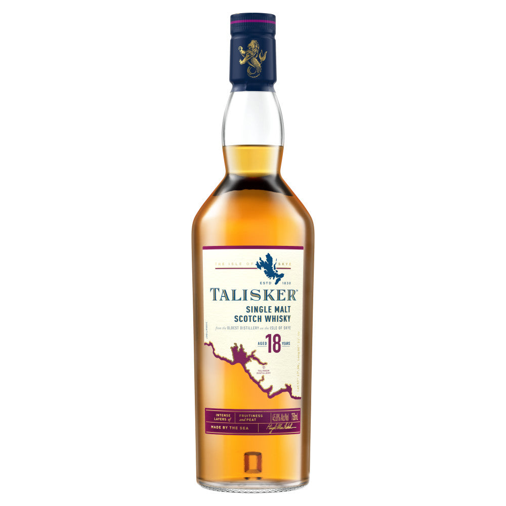 Talisker "18 Year Old" Highland Single Malt Scotch .750L – PJ Wine, Inc.
