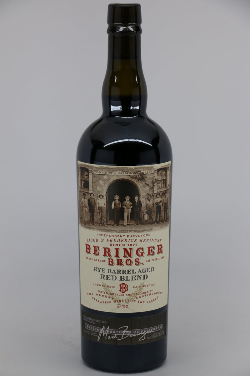 Beringer Bros Red Blend Rye Barrel Aged 2020 – PJ Wine, Inc.