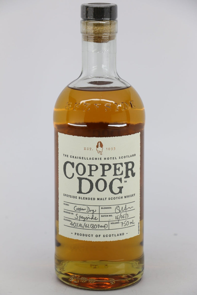 Copper Dog Speyside Blended Malt Scotch Whiskey 750mL – PJ Wine, Inc.