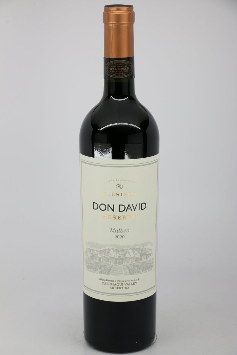 Bodega El Esteco Malbec Calchaqui Valley Don David Reserve 2022 – PJ ...