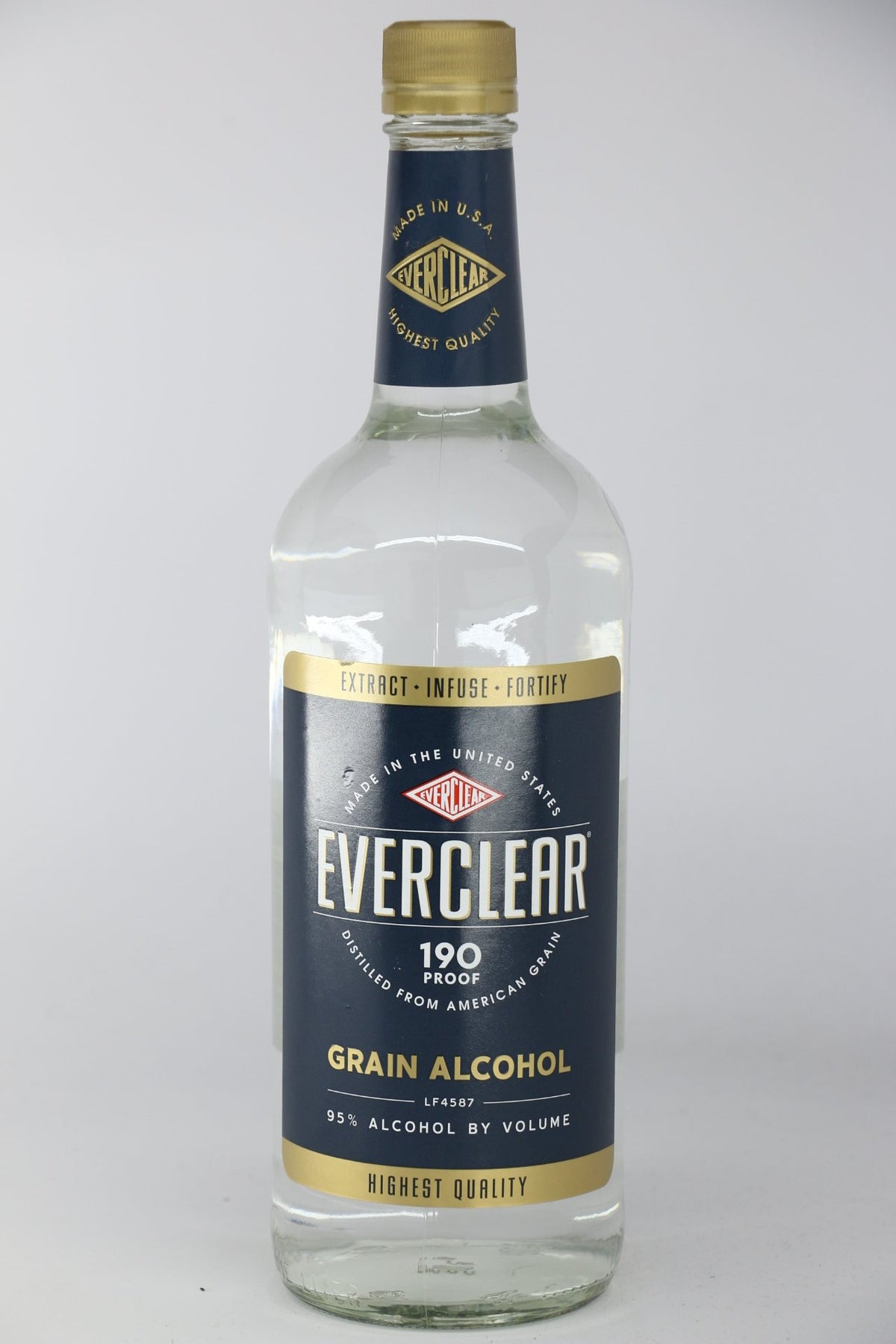 Everclear Grain Alcohol 190 Proof 1.0L – PJ Wine, Inc.